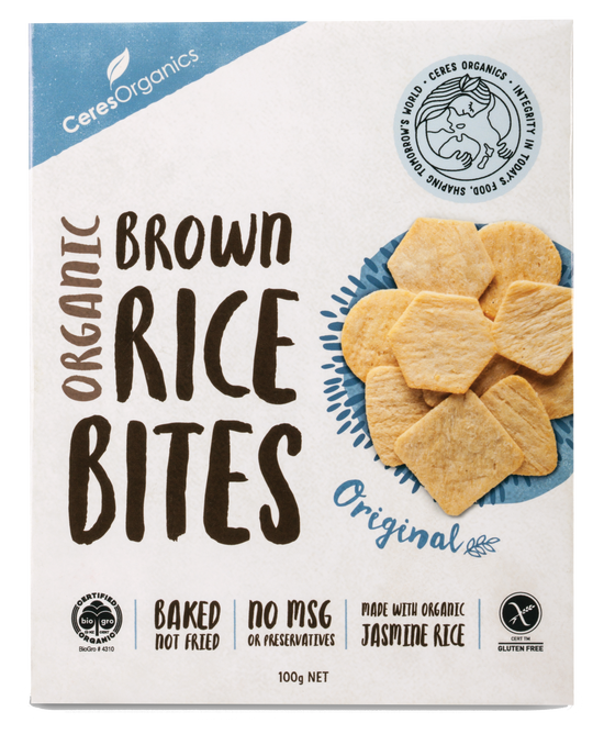 Organic Rice Bites, Original - 100g – Ceres Organics AU